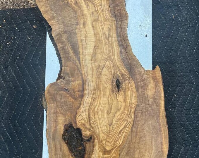 Olive Wood Slab 200 Yr Old Trees From Calif Rawcut Salvaged. 14x24 You ...