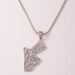 Jordan Map Necklace With Arabic Calligraphy 18K GOLD / SILVER - Etsy