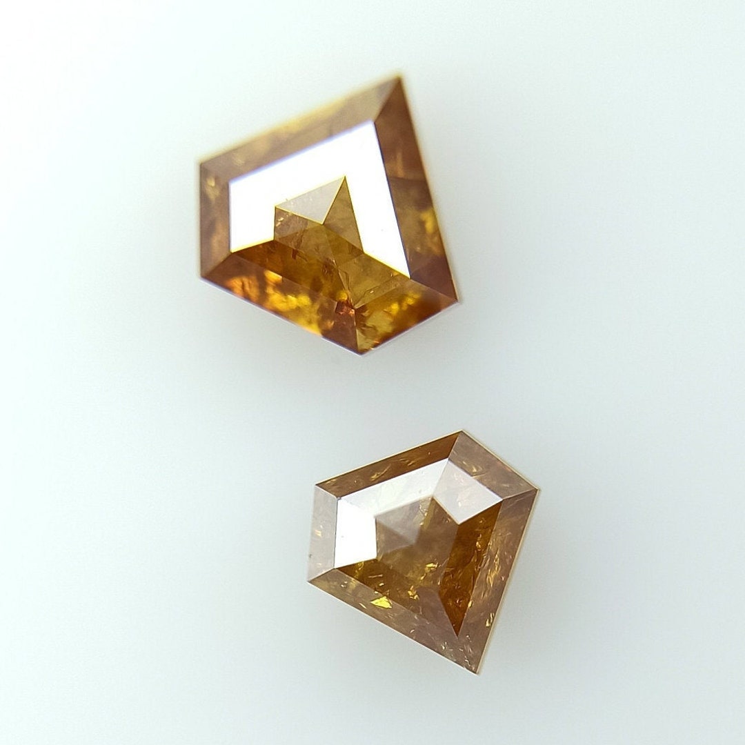 0.94 CT Loose Fancy Color Pentagon Diamond: Solitaire Brilliant Cut ...