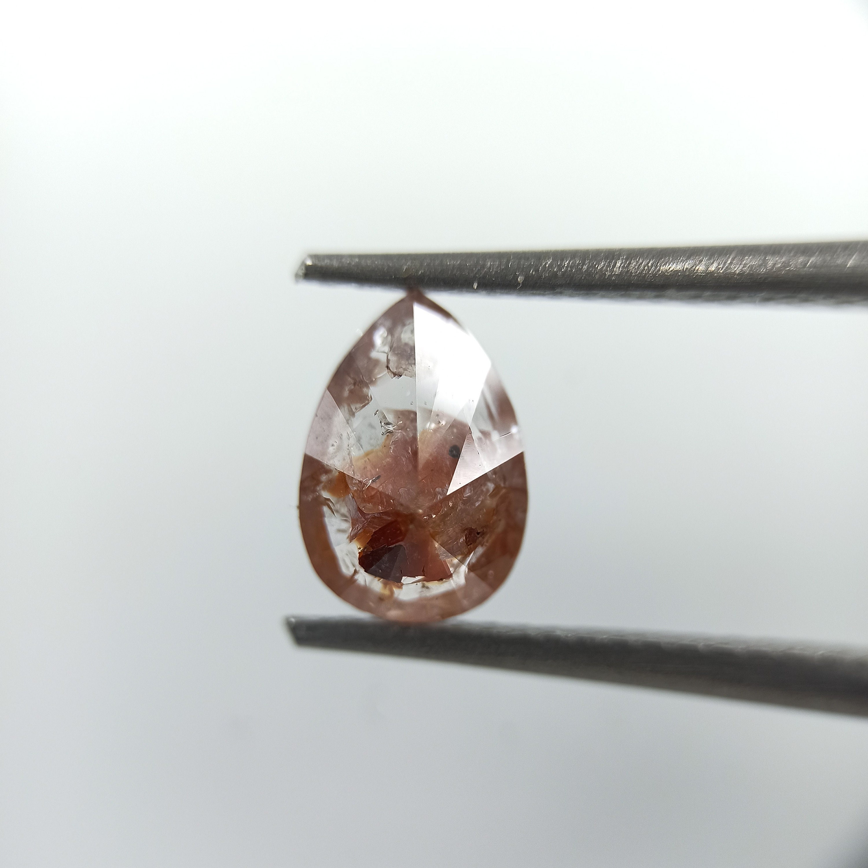 1.02 CT Natural Loose Diamond Fancy Red Diamond Pear Shape Brilliant ...