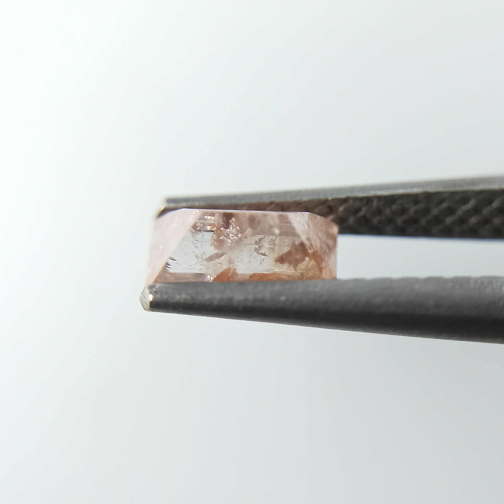 0.67 CT Natural Loose Diamond Peach Diamonds Salt and pepper | Etsy