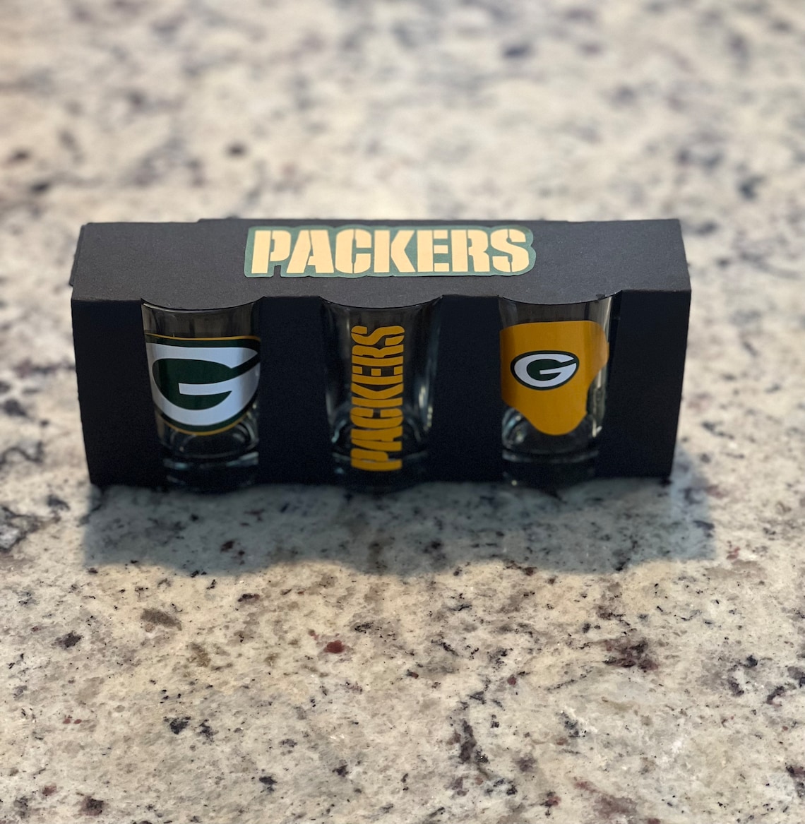 Green Bay Packers Shot Glasses - Etsy