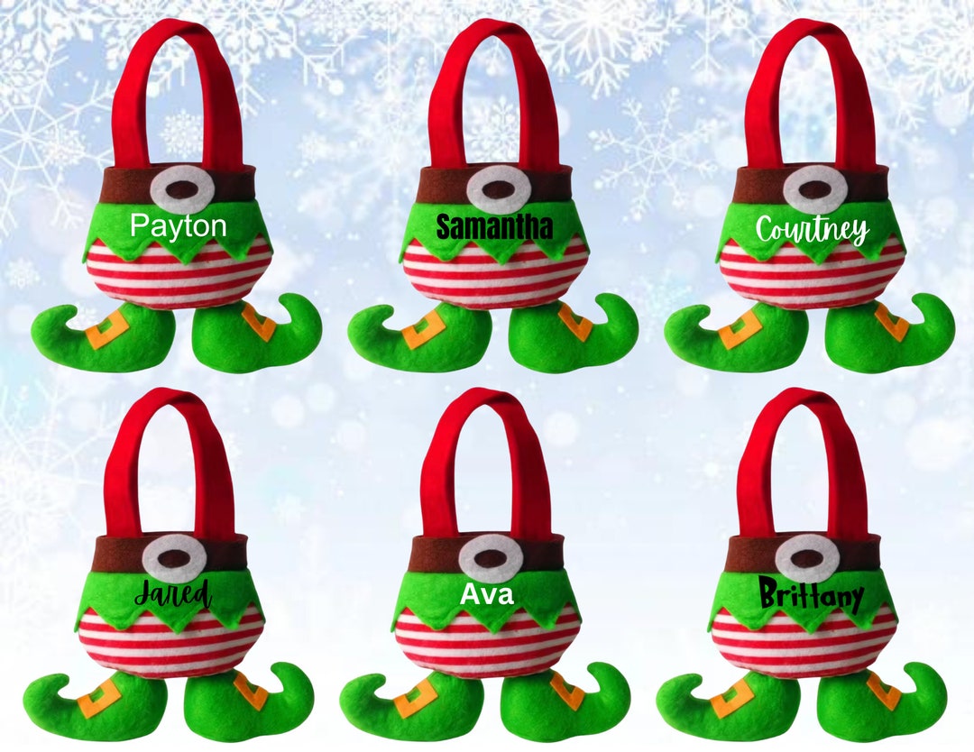 Personalized Santa/elf Bag - Etsy
