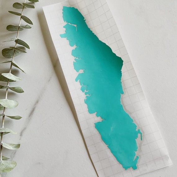 Vancouver Island Decal Sticker Car Truck Boat Vinyl Great | Etsy