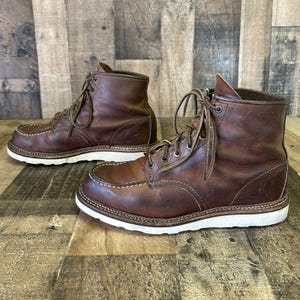 Red Wing 1907 Moc Toe Work Boots Mens 10 D - Etsy
