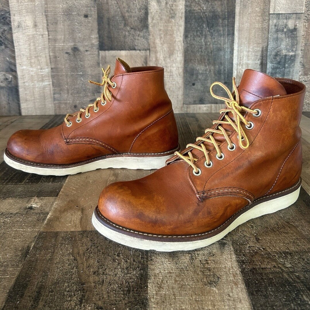 Red Wing 8822 Round Toe Work Boots Mens 9.5 D - Etsy