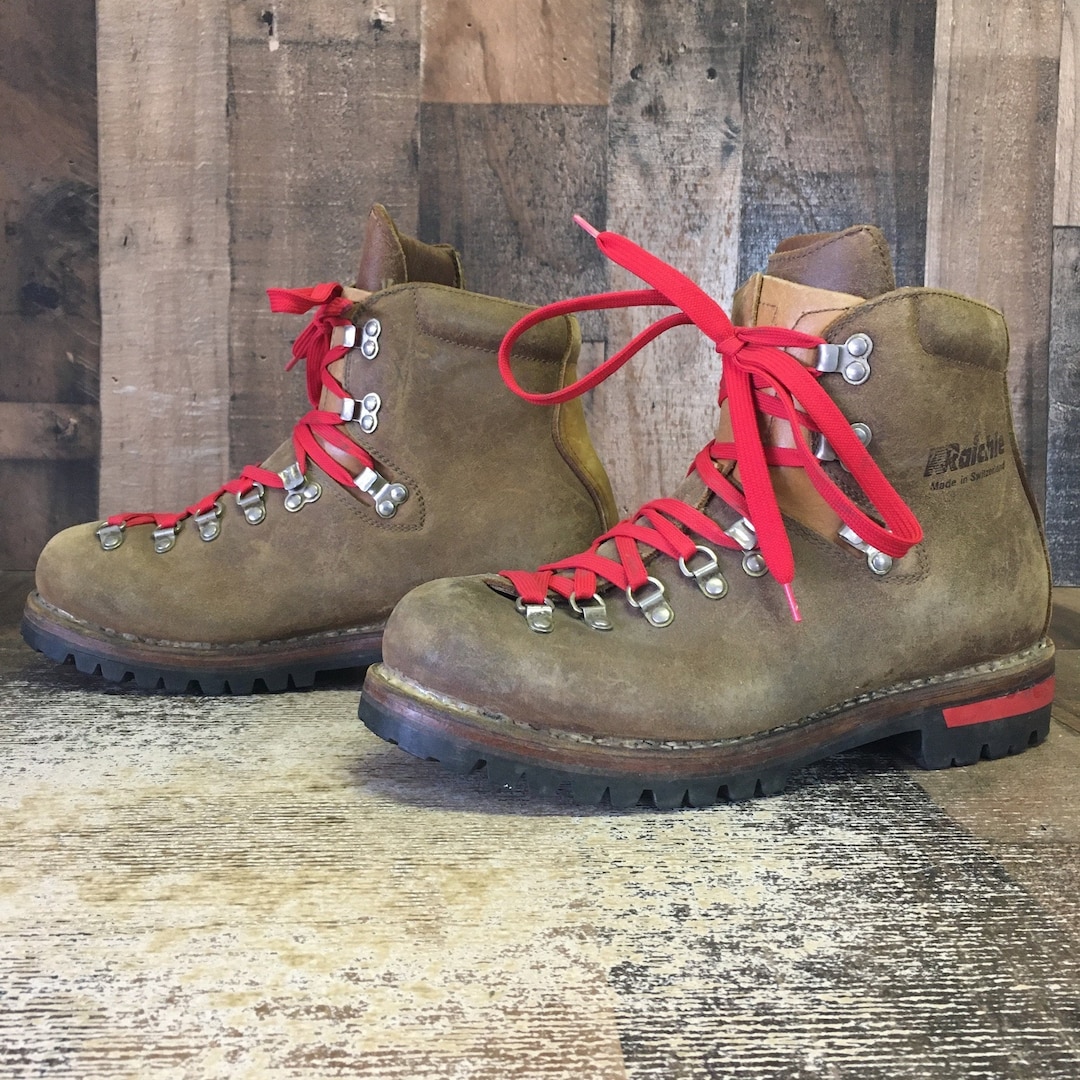 Raichle Switzerland 4433 Vtg Hiking Mountaineering Boots Mens 9 M - Etsy