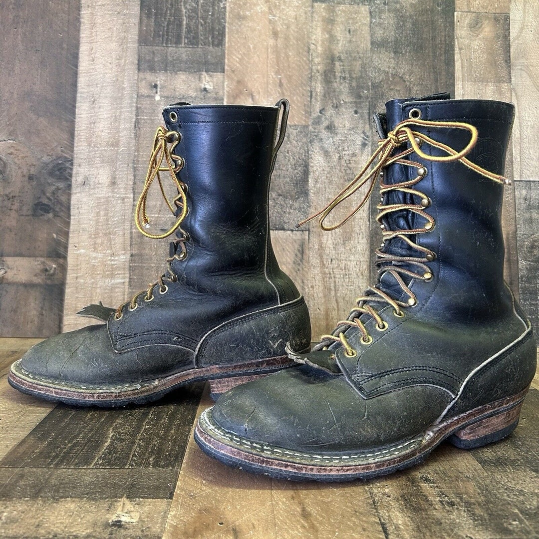 Whites Vintage Soft Toe Logger Fire Fighting Work Boots Mens 10.5 D - Etsy
