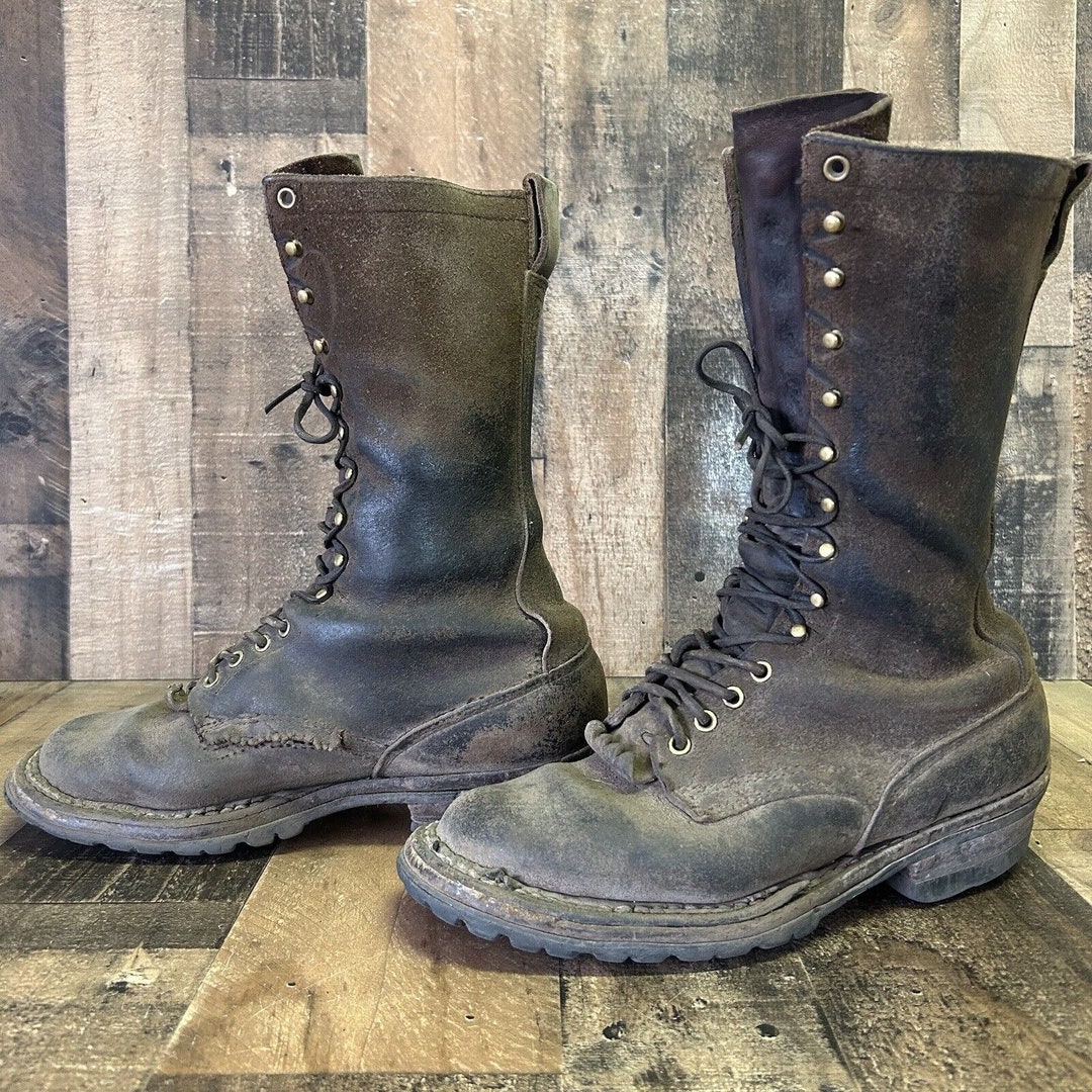 Whites Vintage Logger Fire Fighting Work Boots Mens 9.5 EE - Etsy