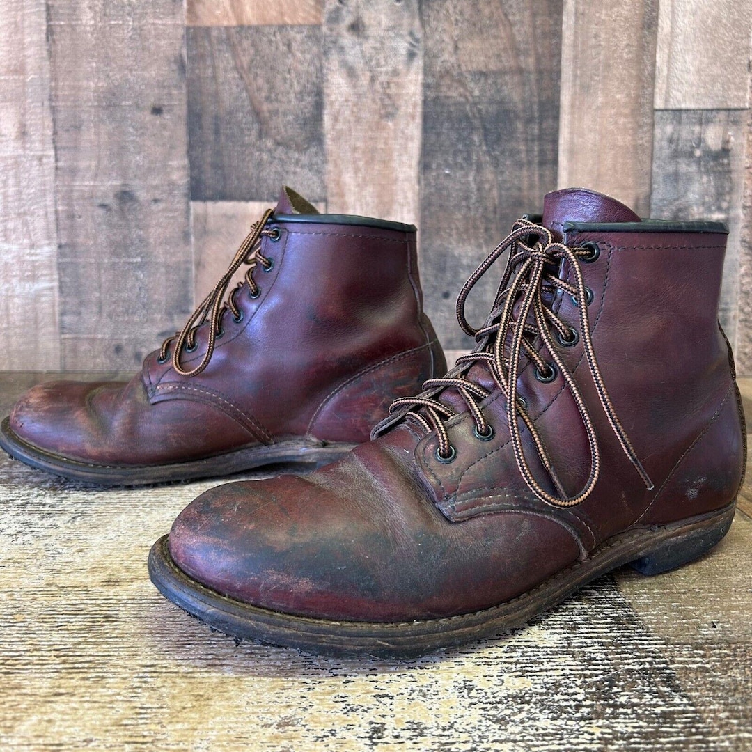 Red Wing Beckman 9011 Black Cherry Work Boots Mens 7.5 D - Etsy