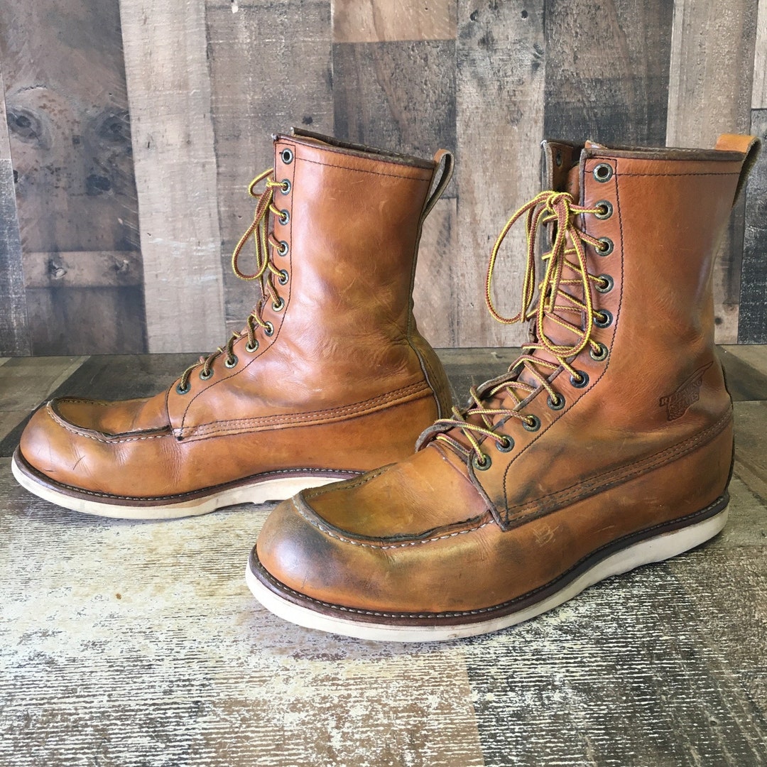 Red Wing 10877 Moc Toe Work Boots Mens 13 D - Etsy