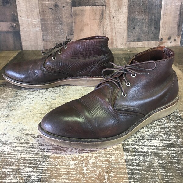 Red Chukka Boots - Etsy