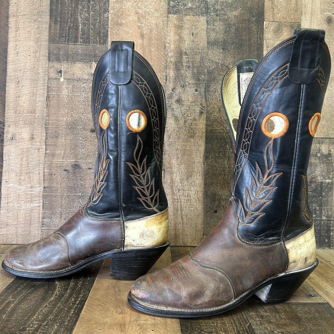 Olathe 7482 Buckaroo Western Cowboy Boots Mens 11 D - Etsy