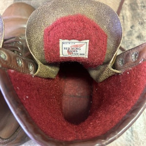 Red Wing Vintage Insulated Soft Toe Logger Cork Sole Work Boots Mens 9 ...