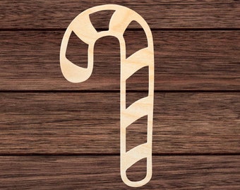 Wooden Candy Cane | Etsy