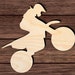 Motocross 001 Wooden Shape Cutout for Crafting, Home & Room Décor, and ...