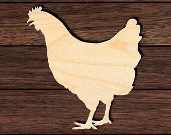 Wooden Chicken - Etsy