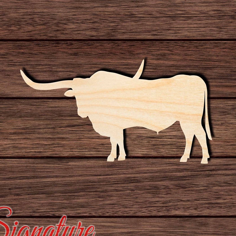 Wooden Longhorn Cutout - Etsy