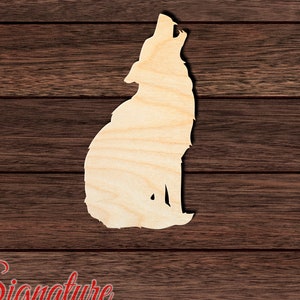 Coyote 001 Wooden Shape Cutout for Crafting, Home & Room Décor, and ...