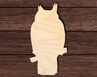 5 Wood Owl Shape Wood Owl Owl Cutout Wooden Owl Shape - Etsy