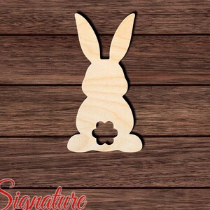 Rabbit Bunny 020 Wooden Shape Cutout for Crafting, Home & Room Décor ...