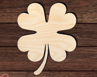 Clover Laser Cut Out Unfinished Wood Shape Craft Supply PAT3 - Etsy