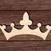 Crown 002 Wooden Shape Cutout for Crafting, Home & Room Décor, and ...