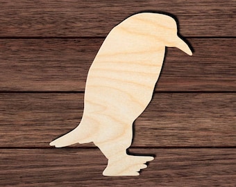Penguin Cutout Penguin Wall Decor Wood Laser Cut Shapes - Etsy