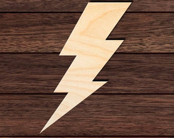 Wooden Lightning Bolt - Etsy