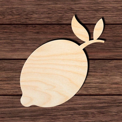 Lemon 002 Wooden Shape Cutout for Crafting Home & Room Décor - Etsy