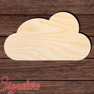 Cloud 003 Wooden Cutout for Crafting, Home & Room Décor, and Other DIY ...