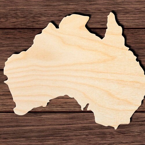 Asia Continent Wooden Shape Cutout for Crafting Home & Room - Etsy