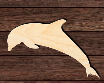Dolphins Laser Cut Out Unfinished Wood Shape Craft Supply - Etsy