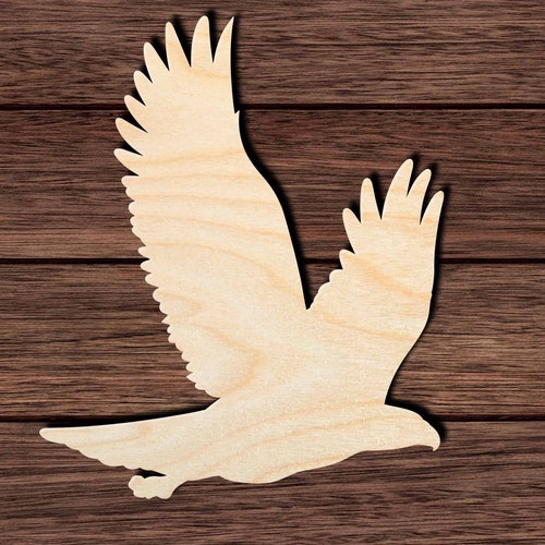 Eagle 004 Wooden Shape Cutout for Crafting Home & Room Décor - Etsy