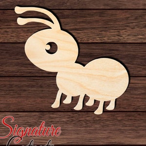 Ant 002 Unfinished Wooden Cutout for Crafting, Home & Room Décor, and ...