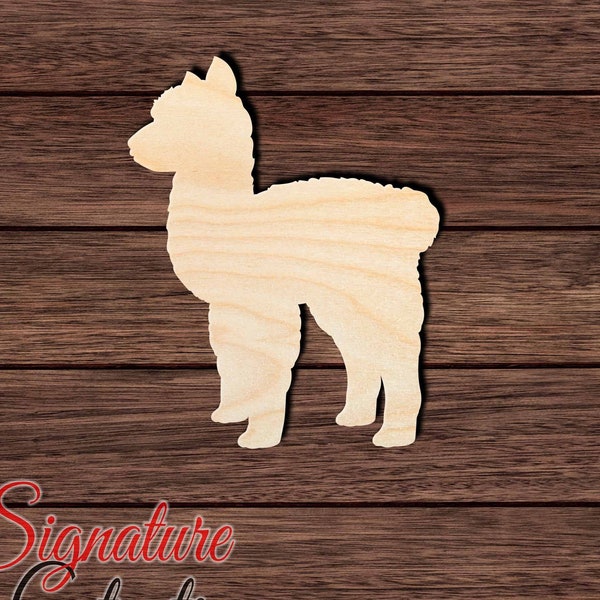 Llama Wood Cutout - Etsy