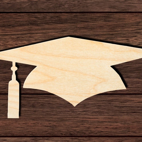 Graduation Cap 001 Wooden HQ Cutout for Crafting Home & Room - Etsy