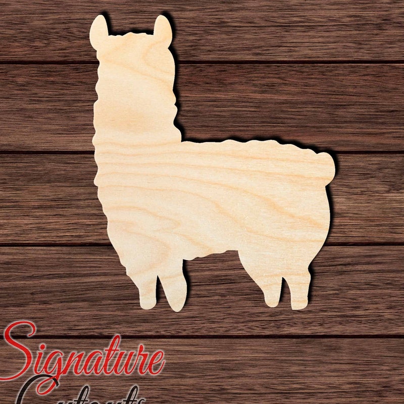 Llama Wood Cutout - Etsy