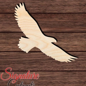 Eagle 001 Wooden Shape Cutout for Crafting, Home & Room Décor, and ...