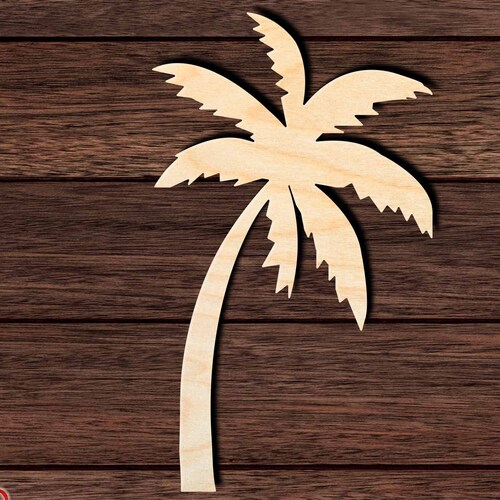 Palm Tree 004 Wooden Shape Cutout for Crafting Home & Room - Etsy