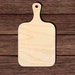 Cutting Board 002 Wooden Shape Cutout for Crafting, Home & Room Décor ...