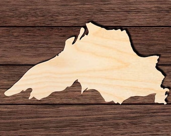 Lake Superior Shape Lake Superior Outline Silhouette Wood - Etsy