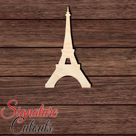 Eiffel Tower 001 Wooden Shape Cutout for Crafting Home & Room | Etsy