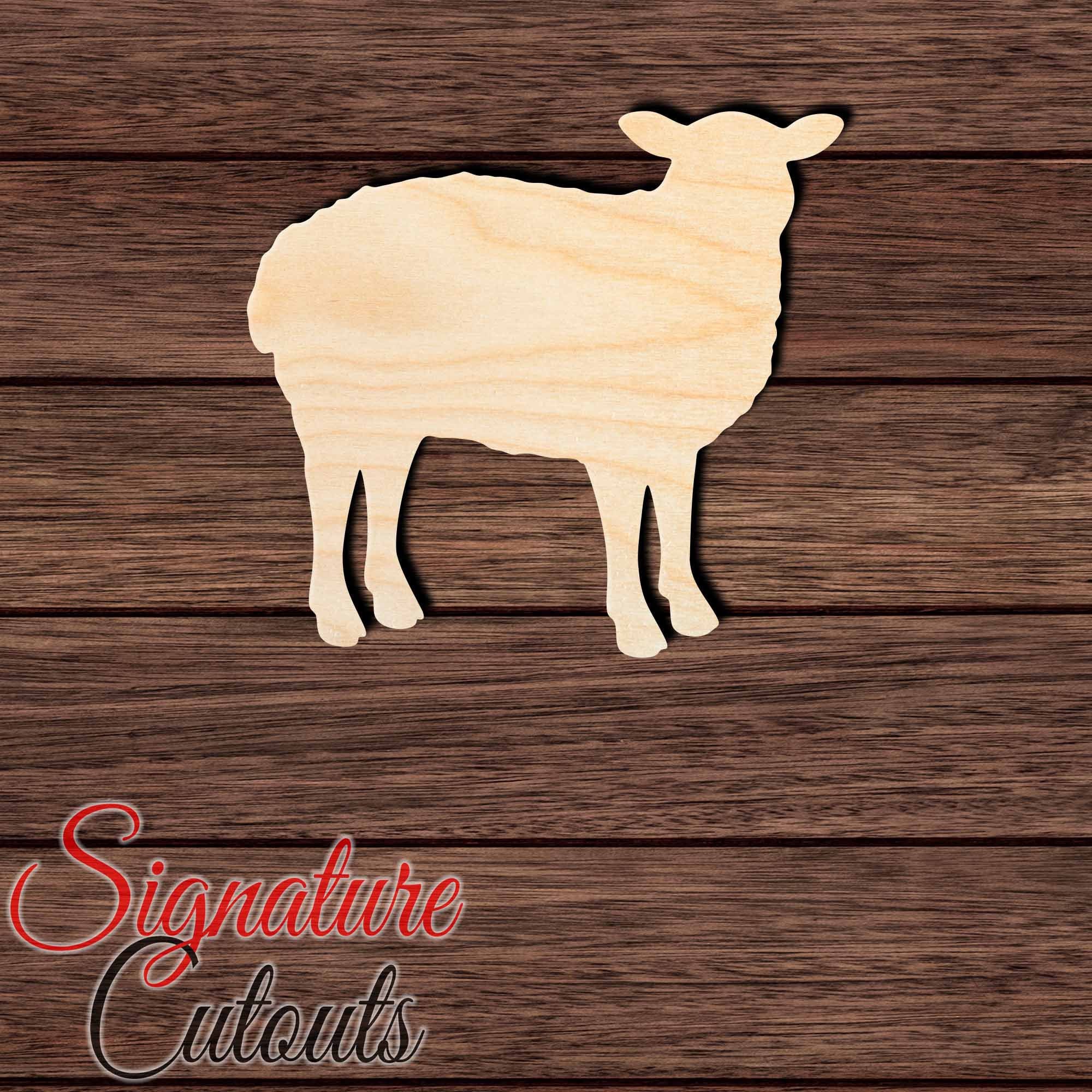Sheep 002 Unfinished Wooden Cutout for Crafting, Home & Room Décor, and ...