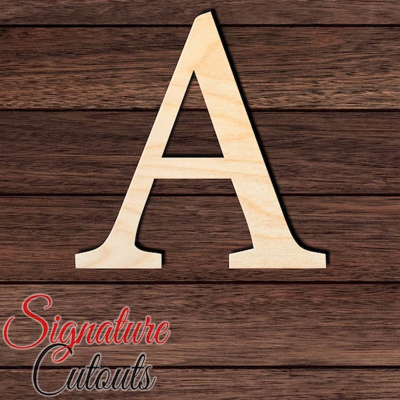 Alpha Wooden Shape Cutout for Crafting Home & Room Décor and - Etsy