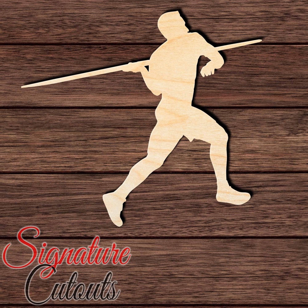 Javelin Throw 001 Cutout for Crafting, Home & Room Décor, and Other DIY ...