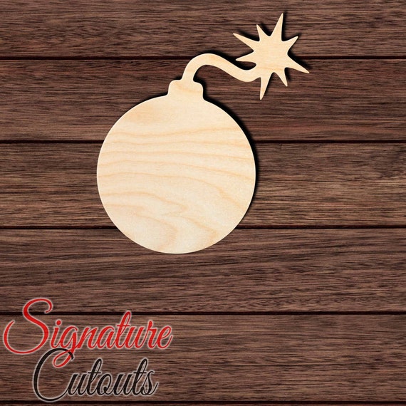 Bomb 001 Wooden Cutout for Crafting Home & Room Décor and | Etsy