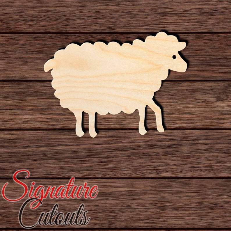 Sheep 001 Unfinished Wooden Cutout for Crafting, Home & Room Décor, and ...