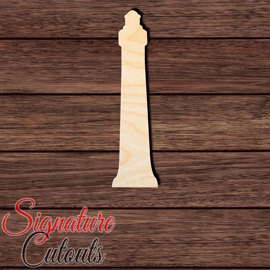 Lighthouse 002 Wooden HQ Cutout for Crafting, Home & Room Décor, and ...