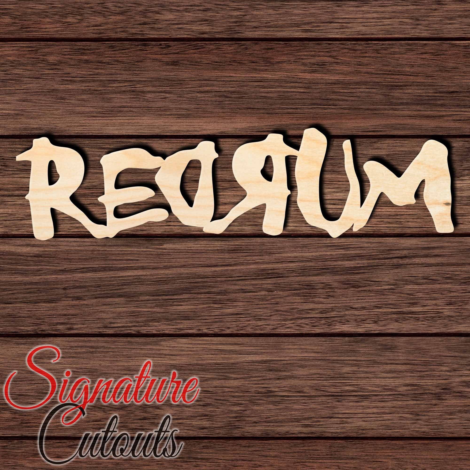 REDRUM Shape Cutout for Crafting Home & Room Décor and Other - Etsy